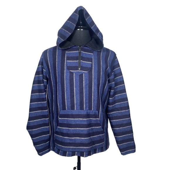 Vince | Jackets & Coats | Vince Baja Reversible Hoodie Mens Small Blue ...